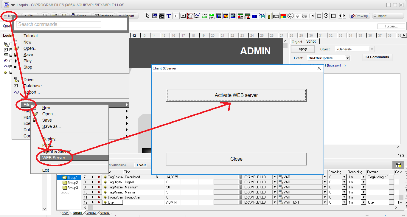 SCADA Server – How to configure SCADA Server / Client on the network ...
